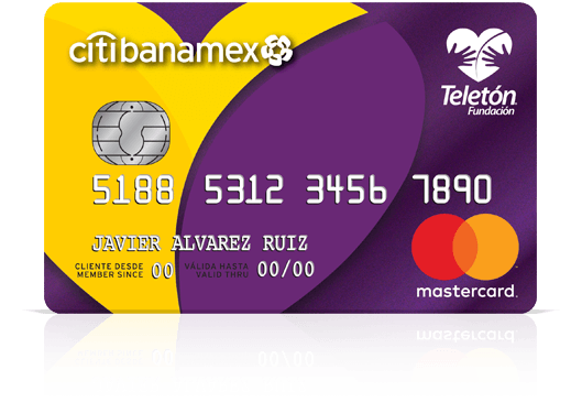 Tarjeta de Crédito Teletón Citibanamex Mastercard | Citibanamex.com